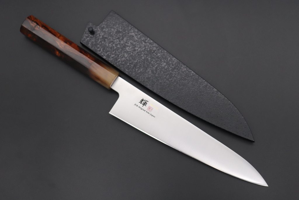 JCK Original Kagayaki 悠久VG-10 Wa Series Premium Edition YUK-5 Wa Gyuto ...